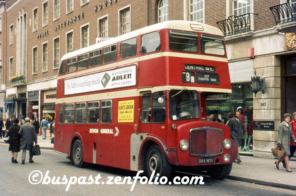 984MDV slave – Devon General Omnibus Trust