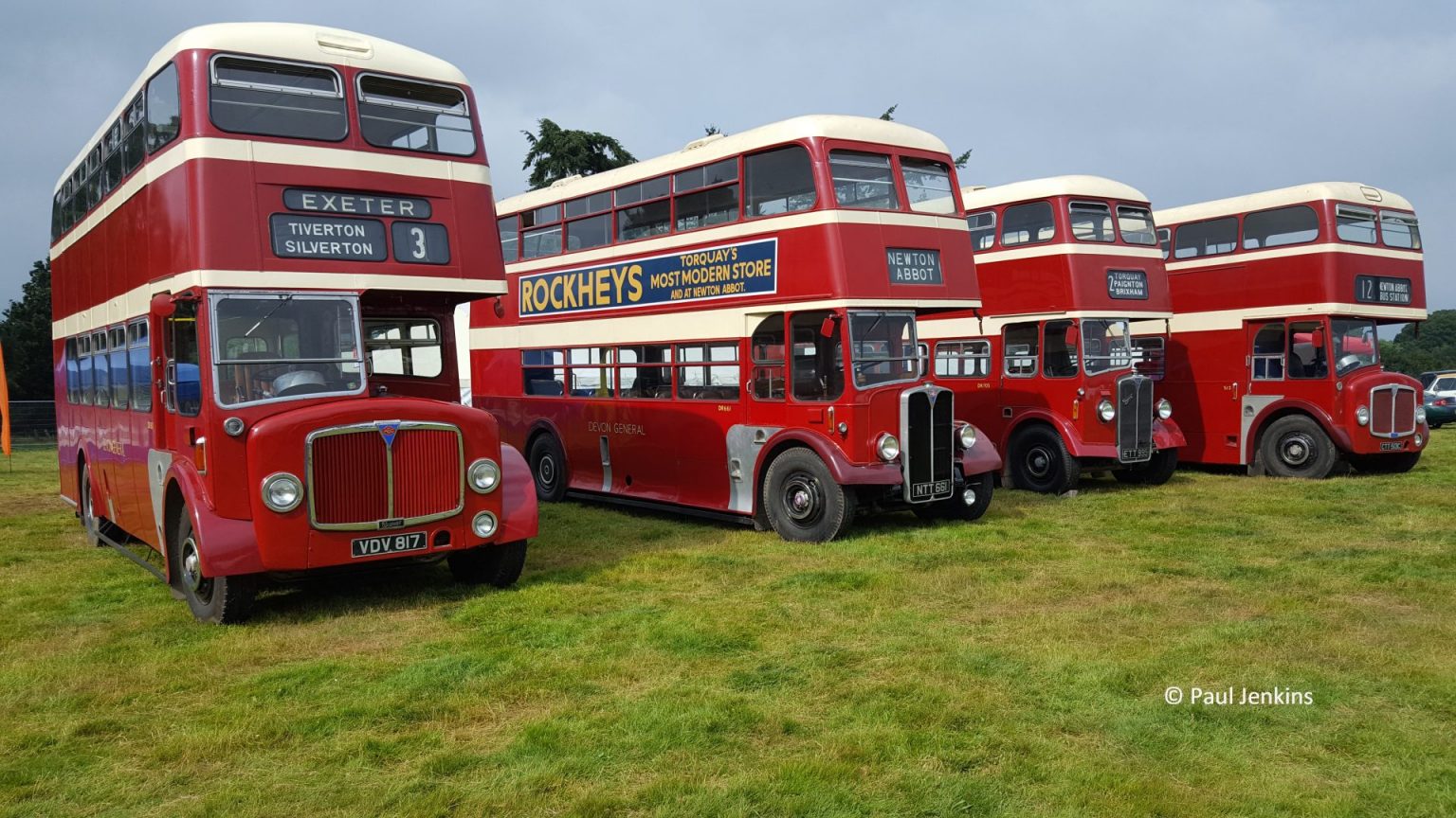 DGOT buses displayed at the Mid Devon Show – Devon General Omnibus Trust